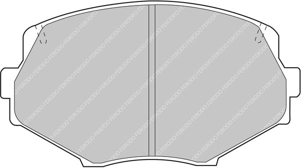 Komplet pločica, disk-kočnica FERODO RACING FCP1011R
