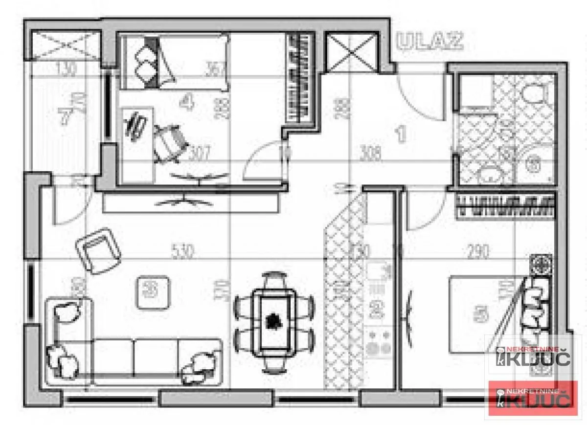 Prodaja, dvosoban stan, 60m², Petrovaradin, Novi Sad