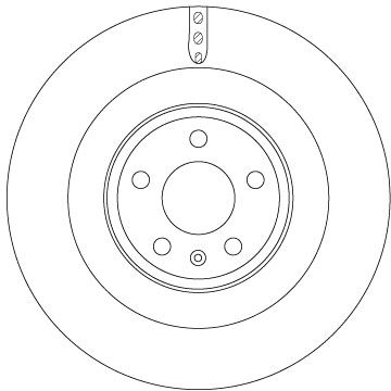 Kočioni disk TRW DF6343S