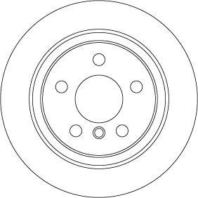 Kočioni disk TRW DF6756