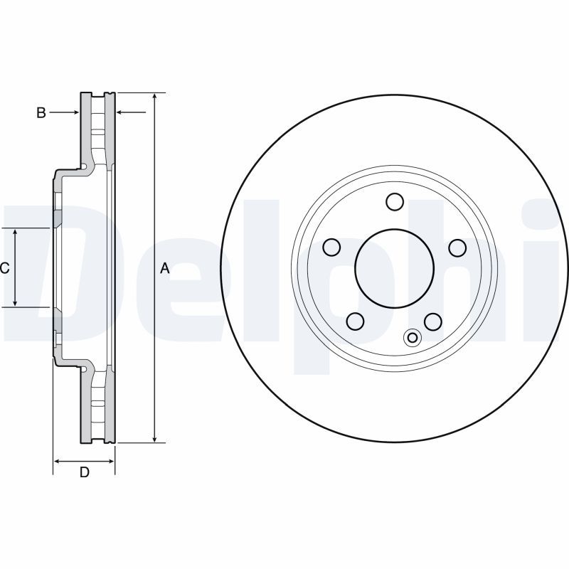 Kočioni disk DELPHI BG4646C
