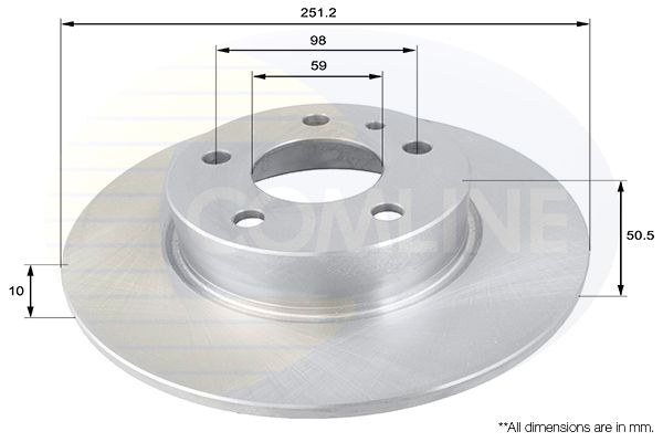 Kočioni disk COMLINE ADC1806