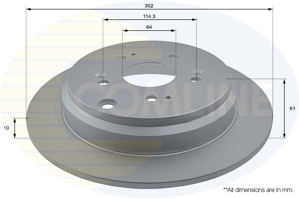 Kočioni disk COMLINE ADC0561