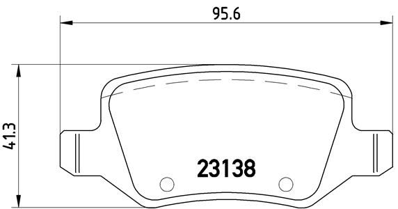 Komplet pločica, disk-kočnica BREMBO P 50 058