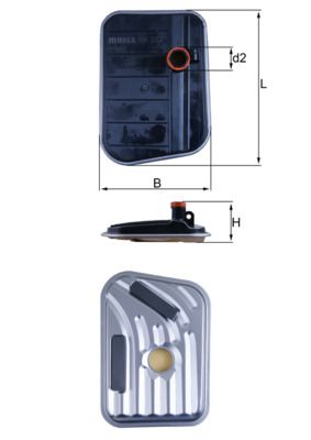 Hidraulični filter, automatski menjač KNECHT HX 273