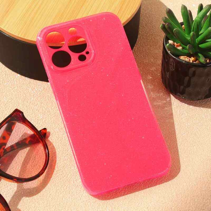 Maska Sparkle Dust za iPhone 13 Pro pink