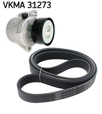 Garnitura klinastog rebrastog kaiša SKF VKMA 31273