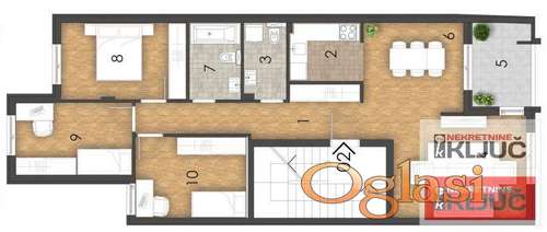 TELEP, 96m2, Četvorosoban sa PDV, sa Garažom i Ostavom