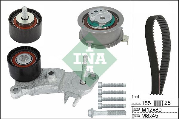 Komplet zupčastog kaiša Schaeffler INA 530 0762 10