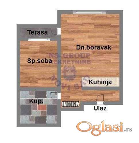 Odličan dvosoban stan - Adice - 43m2