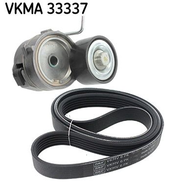 Garnitura klinastog rebrastog kaiša SKF VKMA 33337