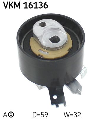 Španer, zupčasti kaiš SKF VKM 16136