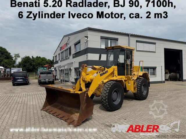 Utovarivač točkova
Benati 5.20 Radlader ca 2m3 6 Zylinder Iveco