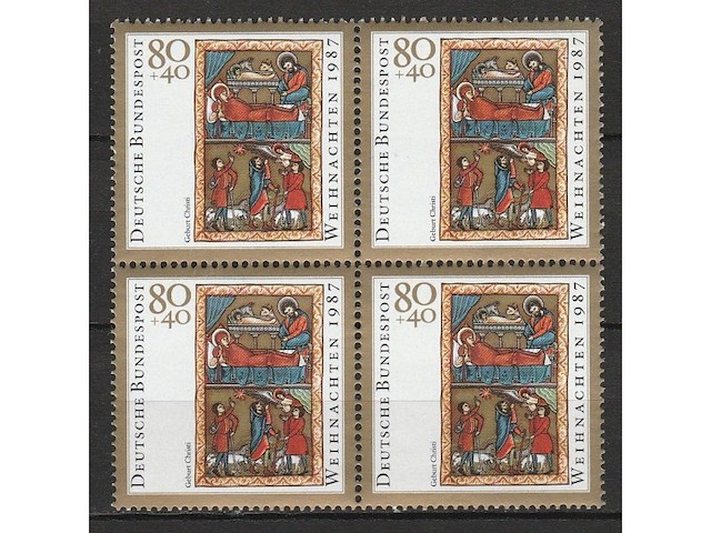 Deutsche Bundespost - Weihnachten - 1987 - MNH