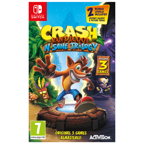 Igra SWITCH Crash Bandicoot N. Sane Trilogy Akciona avantura, PEGI 7