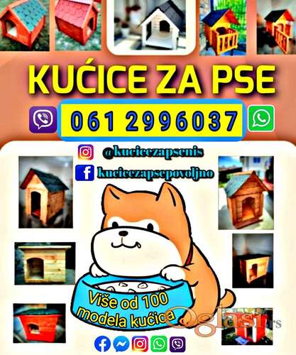 Kucice za pse Povoljno - Drvene kucice za pse + DOSTAVA