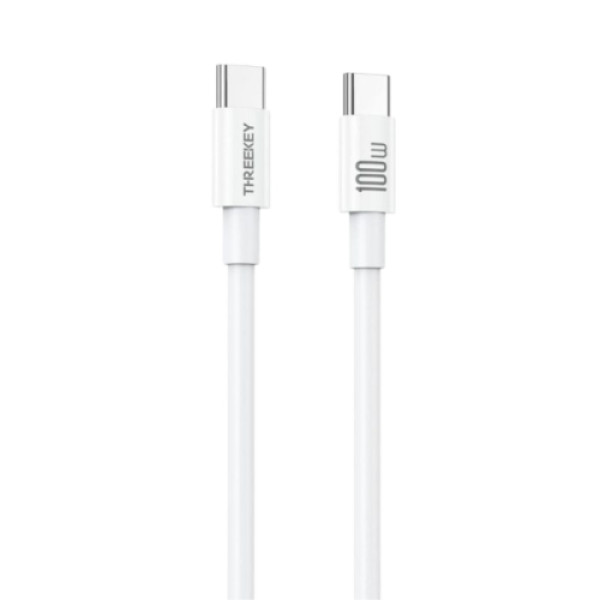 XO Kabl USB-C na USB-C NB-Q293, 100W, 1m, Beli