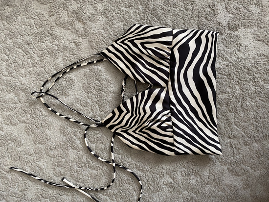 Zara zebrasti crop top