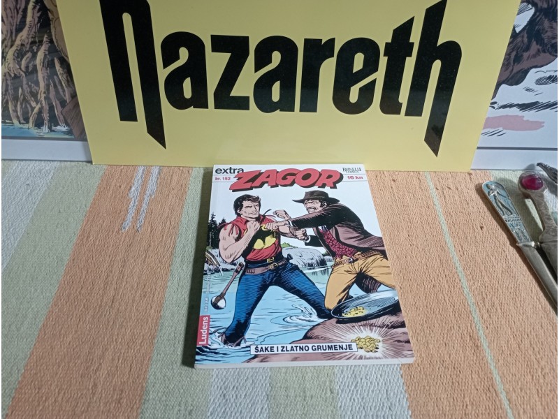 ZAGOR extra - broj 152 Epizoda:ŠAKE I ZLATNO GRUMENRNJE