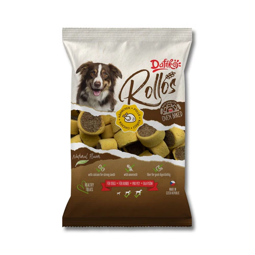 DAFIKO Poslastica za pse Rollos, živina, 500g