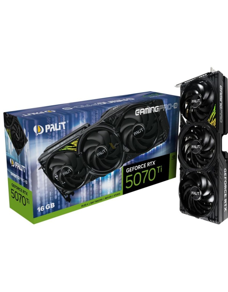 PALIT nVidia GeForce RTX 5070 Ti 16GB 256bit RTX 5070 Ti GamingPro-S graficka karta