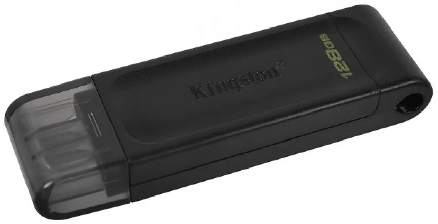 Kingston DT70/128GB 128GB USB Flash Drive, USB 3.2 Gen.1 Type-C, DataTraveler