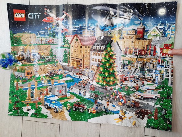 Lego City dvostrani poster