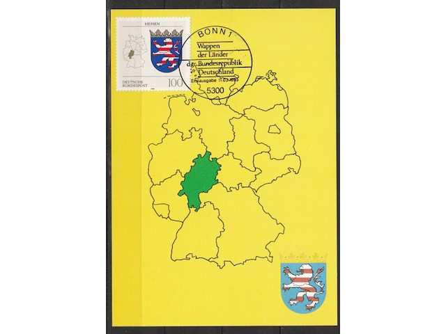 Wappen der Länder Hessen - CM