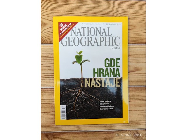 Nacionalna geografija,septembar 2008