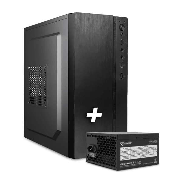 S BOX PCC 05, Kuciste MICROATX + PSU 400