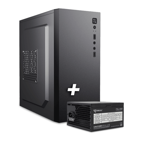 S BOX PCC 12, Kuciste ATX + PSU 400