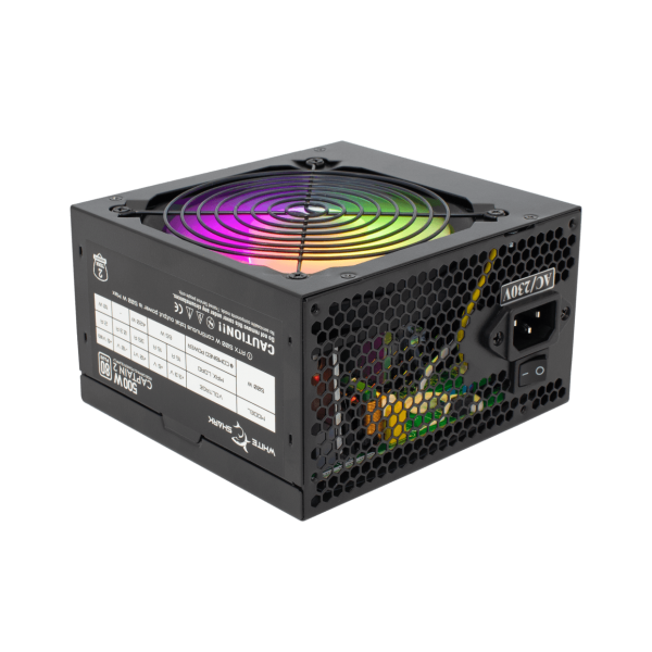 WS GPSU W500F CAPTAIN 2, 500W 80 + RGB, PC Power