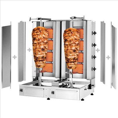 Plinski Gyros Doner rostilj dupli do 120kg