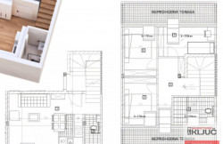 BLIZINA LIPOV GAJA, 61m2 + 23m2 Terasa, Troiposoban sa pdv