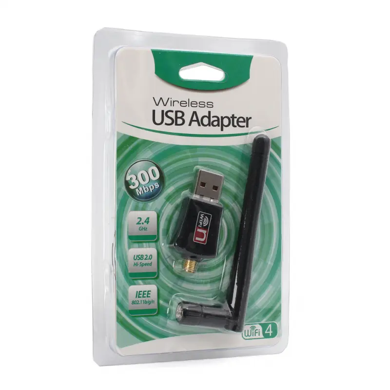 JWD Wireless N adapter sa antenom USB 2.4GHz 5DB 300MbU63
