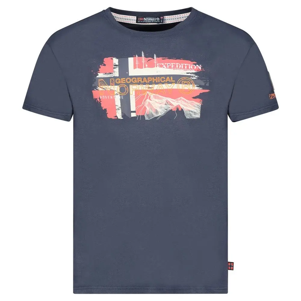 Geographical Norway Muška majica Jysuis db 254, Teget
