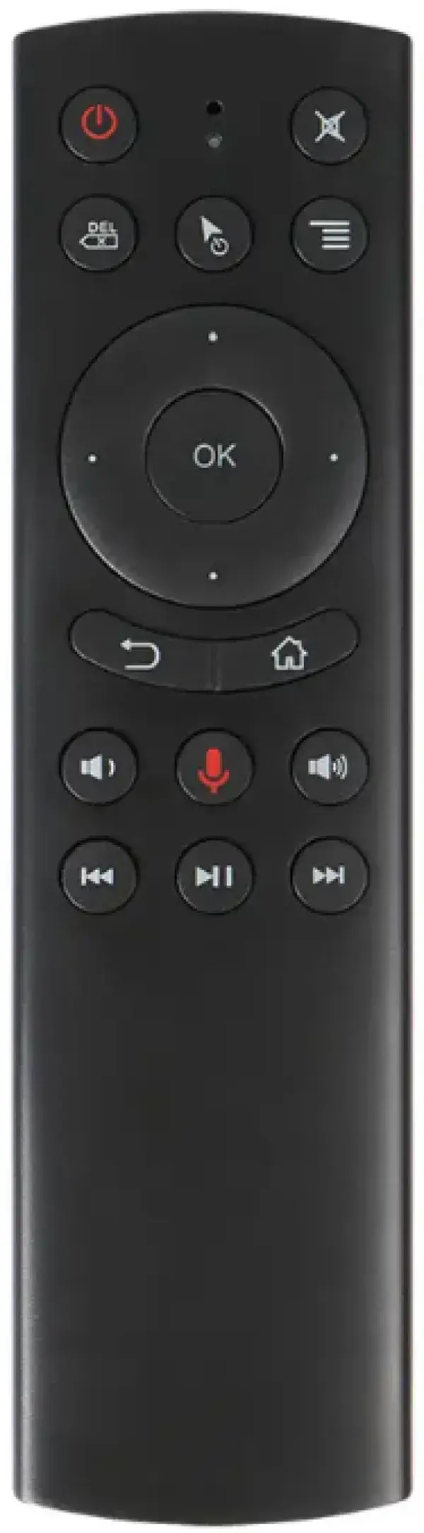 GEMBIRD RF Glasovni daljinski upravljač za Android TV kutiju GMB-G20S, Crni