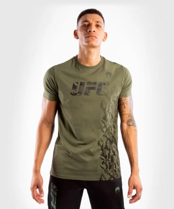 Venum Muška majica UFC Authentic Fight Week, Maslina