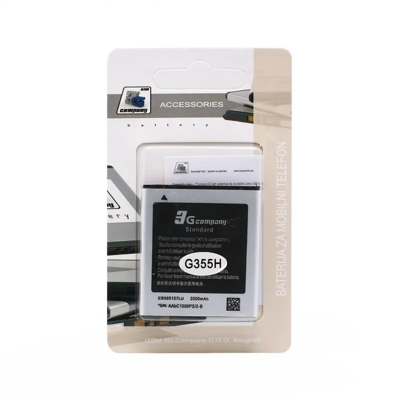 Standardna baterija za mobilni telefon Samsung G355H Core 2 EB585157LU, 2000mAh