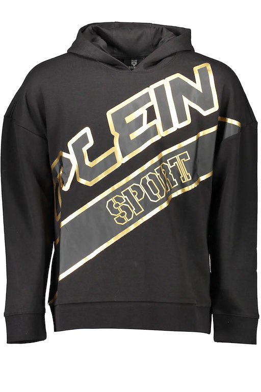 PLEIN SPORT Muški Duks FIPS216_NERO_99-BLACK, Crni