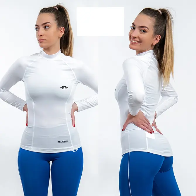 Ženska podmajica dugih rukava Break Limit, Bela