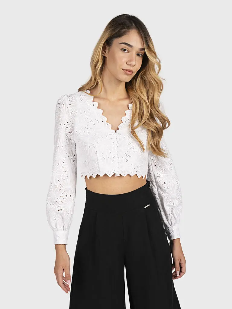 Michael Kors Ženski top MS240BU4MM-100, Beli