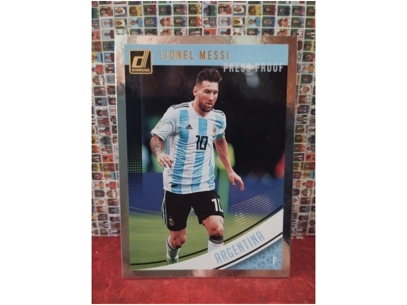 Panini Donruss 2018 19 Press Proof Silver Lionel Messi