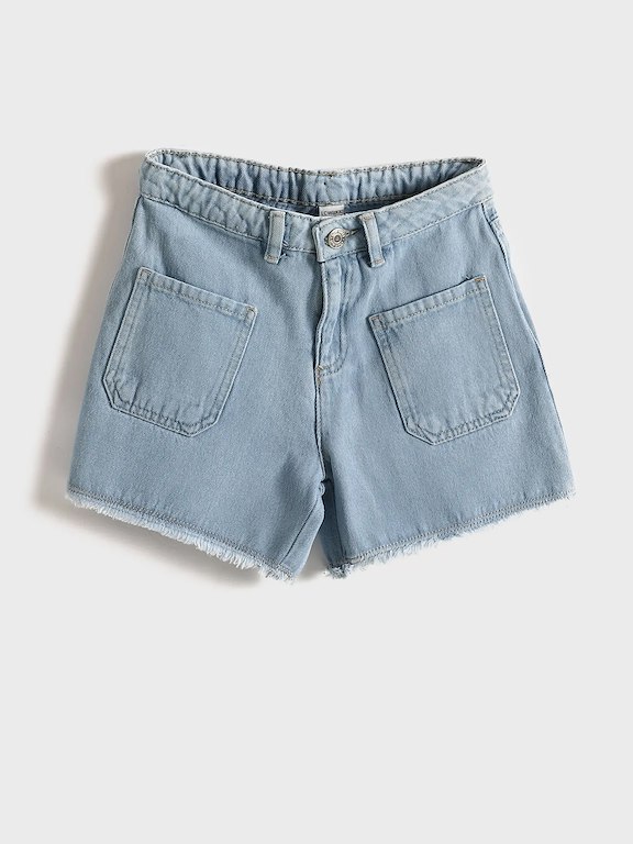 LC Waikiki Teksas šorc za devojčice S4ED71Z4-311, Plavi
