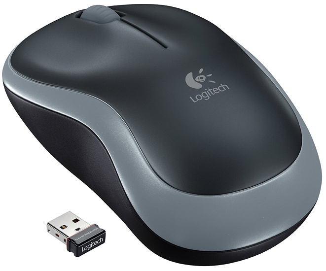 Logitech M185 Wireless sivi mis