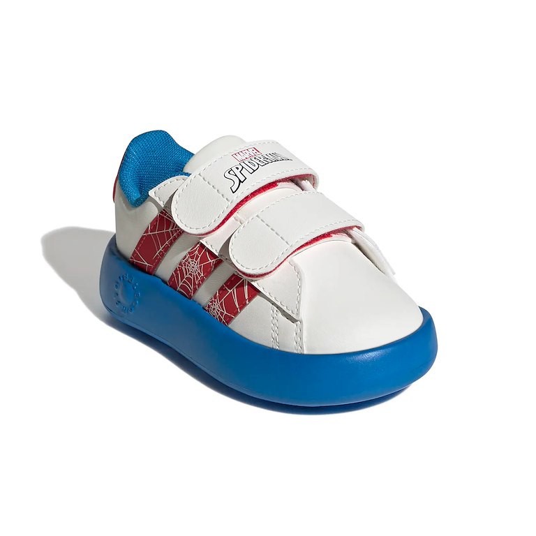Adidas Patike za dečake Grand Court Spider-Man CF I, JQ8072, Plavo-bele