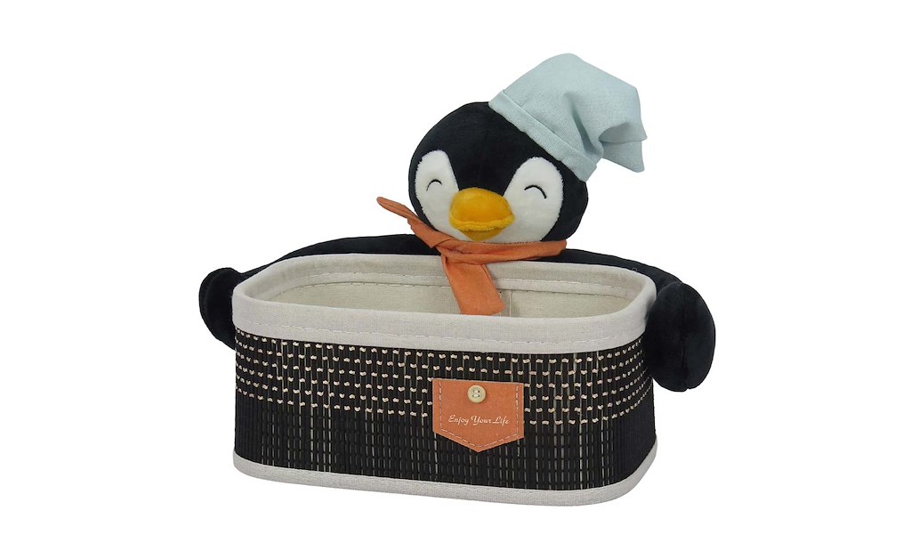 Ukrasna korpa Pingu 28x18x12cm crna