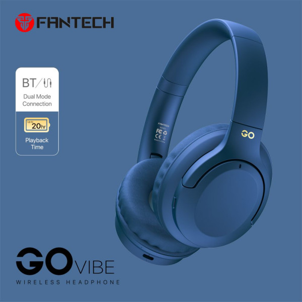 Bluetooth slušalice Fantech GO Vibe WH05 plava