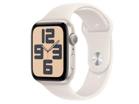 APPLE Watch SE2 v3 GPS 44mm Starlight Alu Case with Starlight Sport Band - M/L (mxev3qv/a)
