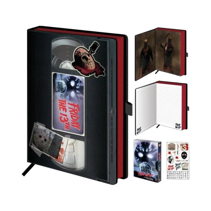 Sveska Pyramid Friday The 13th Slasher Black